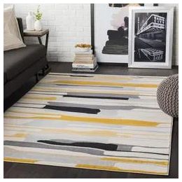 Teppich LIVABLISS "HOUSTON", bunt (multi), B:120cm H:11mm L:170cm, Kunstfaser, Teppiche, Teppich, Skandi Design, Modern Boho Kurzflor Wohnzimmerteppich, Schlafzimmer