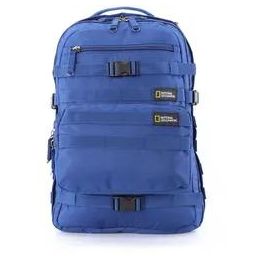 Cityrucksack National Geographic "Rocket", Gr. B/H/T: 31cm, blau, Kunstfaser, Rucks&auml;cke Cityrucksack, in sportlichem Design