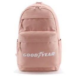 Good Year Sportrucksack GOODYEAR "Goodyear", Gr. B/H/T: 28cm, pink, Kunstfaser, unifarben, Rucks&auml;cke, aus recyceltem Polyester