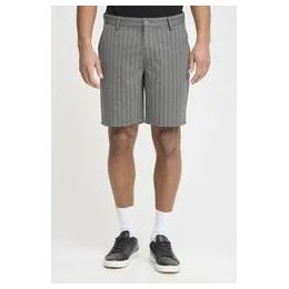 Chinoshorts Blend "BHAmur", Herren, Gr. XXL, US-Gr&ouml;&szlig;en, pewter mix, 79% Polyester, 19% Viskose, 2% Elasthan, regular fit kurz, Hosen Chinoshorts, Chino Shorts mit Nadelstreifen