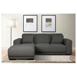 Ecksofa Home Affaire "BORNHOLM L-Form, B: 234 cm - OTTO. Verl&auml;ssliche Qualit&auml;t.", grau (dunkelgrau), B:234cm H:85cm T:162cm, 100% Polyester, Sofas, Ecksofa, Recamiere links oder rechts bestellbar, Wellenfederung, inkl. 2 Kissen