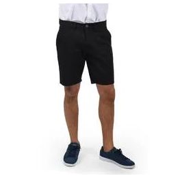 Chinoshorts Blend "BHPierre", Herren, Gr. XL, US-Gr&ouml;&szlig;en, schwarz, Web, 98% Baumwolle, 2% Elasthan, unifarben, regular fit kurz, Hosen Chinoshorts, Stilvolle Chino Shorts mit Eingrifftaschen