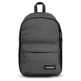 Freizeitrucksack Eastpak "BACK TO WORK", Gr. B/H/T: 29,5cm x 43cm x 25cm, schwarz (grau, schwarz), Textil, Basic, Rucks&auml;cke Freizeitrucksack, Schulrucksack, Businessrucksack mit separatem Laptopfach