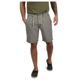 Shorts Blend "BHLias", Herren, Gr. M, US-Gr&ouml;&szlig;en, granite, 55% Leinen, 45% Baumwolle, unifarben, regular fit kurz, Hosen Shorts, Chino Shorts aus Leinenmix