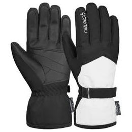 Skihandschuhe Reusch "Moni R-TEX XT", Damen, Gr. 7.5, schwarz-wei&szlig; (schwarz, wei&szlig;), 84% Polyester, 14% Polyurethan, 2% Elasthan, mehrfarbig, Handschuhe, mit innovativer Insert-Membran
