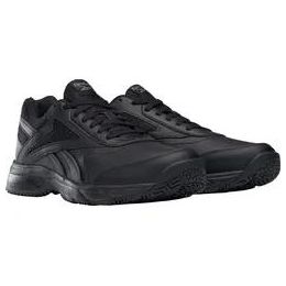 Walkingschuh Reebok "WORK N CUSHION 4.0", Damen, Gr. 42, schwarz, Leder, Synthetik, Schuhe Walkingschuh