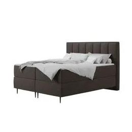 Boxbett Home Affaire "Rita inkl. Bettkasten, erh&auml;ltlich in den Breiten 160cm und 180cm", braun, B:185cm L:211cm, Massivholz, Spanplatte, Komplettbetten, Boxspringbett, mit Taschen-Federkernmatratze, Komfortliegeh&ouml;he von 61cm