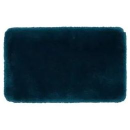 G&ouml;zze Badematte G&Ouml;ZZE "&raquo;DELUXE&laquo;", blau (lagune), rechteckig (60cm x 100cm ), 1 Stk., Polyester, Badematten, Badematte, mit extra hohem Flor