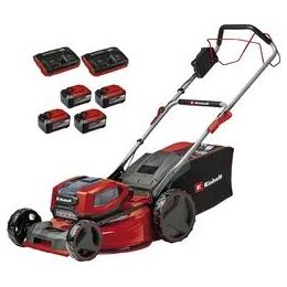 Akkurasenm&auml;her Einhell "Professional GP-CM 36/52 S Li BL", rot, B:52,5cm H:99cm T:164,8cm, Rasenm&auml;her, 4 x 5,2 Ah Plus Akkus und 2 Twincharger