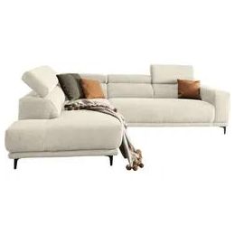 Ecksofa Alina "Hikari", beige (creme gct 11), B:276cm H:102cm T:210cm, Cord GCT (92% Polyester, 8% Nylon), Sofas, Ecksofa, wahlweise mit Sitzvorzug, in modernem Cordstoff, Breite 276 cm