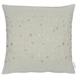 Dekokissen Apelt "6301" Gr. 1, grau (goldfarben, taupe, gemustert), B:49cm L:49cm, Obermaterial: 65% Polyester, 30% Viskose, 5% Polyacryl, Dekokissen_Sitzkissen_Kissenh&uuml;llen