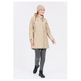 Outdoorjacke WHISTLER "Mullie", Damen, Gr. 42, beige, 100% Polyester, unifarben, normal, ohne Ausschnitt, Jacken Outdoorjacke, mit 10.000 mm Wassers&auml;ule