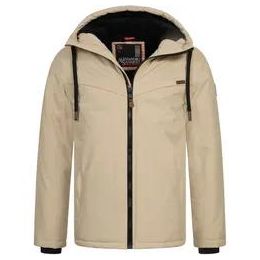 Winterjacke Alessandro Salvarini "ASLighty", Herren, Gr. M, beige, Obermaterial: 100% Polyester, Jacken Winterjacke, innen komplett mit warmem Teddyfell