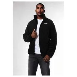 Fleecejacke Arctic Seven "ASWarmy", Herren, Gr. S, schwarz, Obermaterial: 100% Polyester, Innenseite: 100% Polyester, Jacken Fleecejacke, Aus hochwertigem Sherpa-Fleece