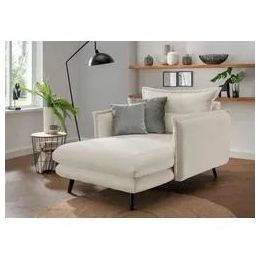 Loveseat Home Affaire "Lazio", wei&szlig;, B:111cm H:101cm T:167cm, 90% Polyester, 5% Nylon, 5% Rayon, Sessel, moderner Sessel mit einer bequemen Polsterung, 2 Stk. Zierkissen