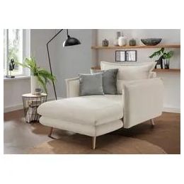 Loveseat Home Affaire "Lazio", wei&szlig;, B:111cm H:101cm T:167cm, 90% Polyester, 5% Nylon, 5% Rayon, Sessel, moderner Sessel mit einer bequemen Polsterung, 2 Stk. Zierkissen