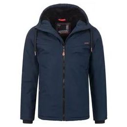 Winterjacke Alessandro Salvarini "ASLighty", Herren, Gr. L, blau (navy), Obermaterial: 100% Polyester, Jacken Winterjacke, innen komplett mit warmem Teddyfell