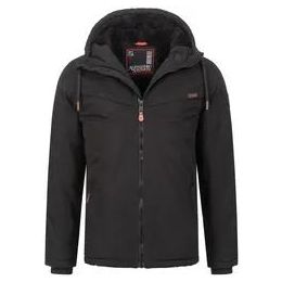 Winterjacke Alessandro Salvarini "ASLighty", Herren, Gr. XL, schwarz, Obermaterial: 100% Polyester, Jacken Winterjacke, innen komplett mit warmem Teddyfell