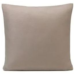G&ouml;zze Dekokissen G&Ouml;ZZE "Rhodos" Gr. 2, grau (taupe, unifarben), B:50cm L:50cm, Obermaterial: 65% Polyacryl, 35% Polypropylen, Dekokissen_Sitzkissen_Kissenh&uuml;llen