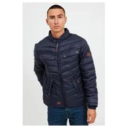 Steppjacke Blend "BHCamaro", Herren, Gr. XXL, blau (navy), 100% Nylon, unifarben, regular fit normal, ohne Ausschnitt, eingesetzt normaler offener Saum, Jacken Steppjacke, &Uuml;bergangsjacke mit Stehkragen