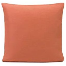 G&ouml;zze Dekokissen G&Ouml;ZZE "Rhodos" Gr. 1, rot (apricot, unifarben), B:40cm L:40cm, Obermaterial: 65% Polyacryl, 35% Polypropylen, Dekokissen_Sitzkissen_Kissenh&uuml;llen