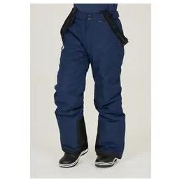Skihose WHISTLER "Fairfax", M&auml;dchen, Gr. 116, EURO-Gr&ouml;&szlig;en, blau (dunkelblau), 100% Polyester, unifarben, lang, Hosen Skihose, mit wind- und wasserdichter Funktionsmembran