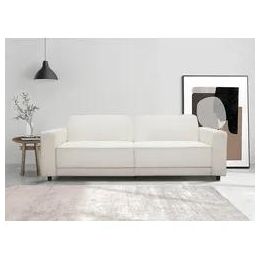 3-Sitzer DOREL HOME "ALLIE Schlafsofa 225 cm", beige (creme), B:225cm H:82cm T:84cm, 100% Polyester, Sofas, Bett-Funktion (108/190cm), trendiger Cord o. pflegeleichter Velours