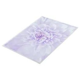 Badematte Kleine Wolke "Dahlia", lila (lavendel), H:5mm, Polyester, Badematten, Badematte, Badteppich, bedruckt, Bl&uuml;tenmotiv, Pastell Farben