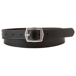 Levi's Lederg&uuml;rtel LEVI'S "WOMEN'S LUX LEATHER BELT", Damen, Gr. 80, schwarz (regular schwarz), Leder, G&uuml;rtel Lederg&uuml;rtel