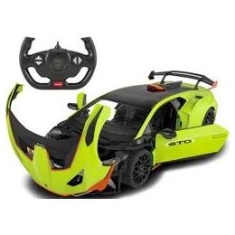 RC-Auto Jamara "Deluxe Cars, Lamborghini Hurac&aacute;n STO 1:14, gr&uuml;n - 2,4 GHz", gr&uuml;n, Fernlenkfahrzeuge, KinderB:16cm H:8,9cm T:32,5cm, mit LED-Lichtern, B:16cm H:8,9cm T:32,5cm