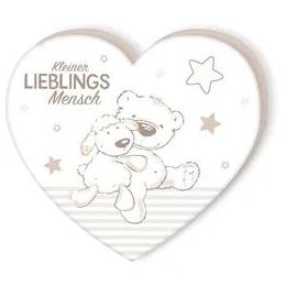 Dekokissen Baby Best "Kleiner Lieblingsmensch", bunt (bunt, bedruckt), B:29cm H:5cm L:33cm, Polyester, Dekokissen_Sitzkissen_Kissenh&uuml;llen, hochfarbig bedruckt