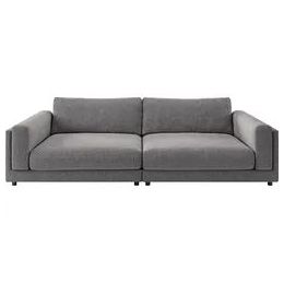 Big-Sofa 3C Candy "Karalis mit extra gro&szlig;er Sitztiefe, elegantes Mega Sofa zum Relaxen", grau (stone), B:294cm H:85cm T:150cm, 100% Polyester, Sofas, Big-Sofa, auch in Cord- oder Leder-Bezug, lose Kissen, loungige Bequemlichkeit