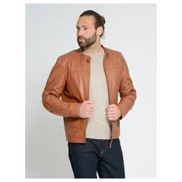 Lederjacke Maze "71Jack", Herren, Gr. XXL, braun (brandy), Obermaterial: 100% Lammleder. Futter: 100% Baumwolle. &Auml;rmelfutter: 100% Polyester, ohne B&uuml;ndchen, Jacken