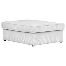 Polsterhocker OTTO HOME "Enid", beige (creme), B:130cm H:75cm, 100% Polyester, Hocker, Polsterhocker, einzeln stellbar oder als Teil eines Modulsofas, fester Sitzkomfort