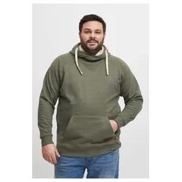 Kapuzensweatshirt Blend "BHSales Big & Tall", Herren, Gr. 4XL, gr&uuml;n (ivy gr&uuml;n), Sweatware, 60% Baumwolle, 40% Polyester, unifarben, regular fit normal, ohne Ausschnitt, Rippb&uuml;ndchen, Sweatshirts, L&auml;ssiger Hoodie mit Kapuze und K&auml;ngurutasche in gro&szlig;en Gr&ouml;&szlig;en