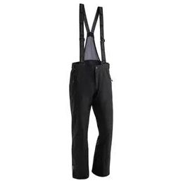 Skihose Maier Sports "Anton light", Herren, Gr. 98, Langgr&ouml;&szlig;en, schwarz, 100% Polyester, Hosen Skihose, Herren Schneehose mit Hosentr&auml;gern, wind/wasserdicht, Regular Fit