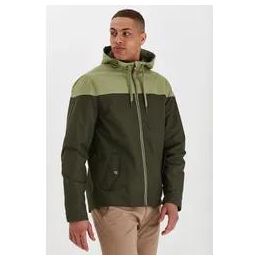 Kurzjacke Blend "BHSeron", Herren, Gr. M, forest night, 100% Polyester, unifarben, regular fit, Jacken Kurzjacke, &Uuml;bergangsjacke mit Kapuze
