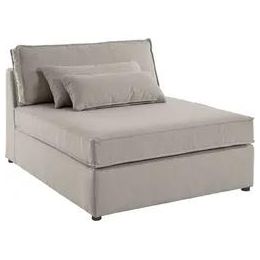 Sofa-Mittelelement OTTO HOME "Enid", beige, B:100cm H:75cm, Baumwollmix (60% Baumwolle/40% Leinen);Struktur fein (100% Polyester);Samtoptik (100% Polyester);Samtvelours (100% Polyester);Struktur (100% Polyester);Struktur recycelt (100% recyceltes Polyester), Polsterelemente, Teil eines Modulsofas, fester Sitzkomfort, auch in Breitcord