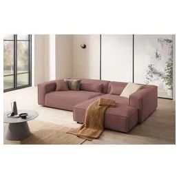 LeGer Home by Lena Gercke "PIARA XXL, Big-Sofa, Cord, Leinenoptik o. Strukturstoff, L-Form" wahlweise Ottomane rechts/links, Kedernaht, extra tiefe Sitzfl&auml;che