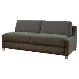 Schlafsofa Bali "Viola, Dauerschl&auml;fer", grau, B:181cm, 100% Polyester, Sofas, Schlafsofa, in 140er und 160er Breite, 3 Varianten, auch mit Ergoflex-Lattenrost