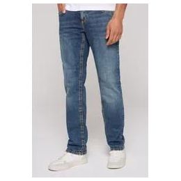 Regular-fit-Jeans CAMP DAVID, Herren, Gr. 36, L&auml;nge 36, blau, Denim/Jeans, Material: 99% Baumwolle, 1% Elasthan, Zusatz: Enth&auml;lt nichttextile Teile tierischen Ursprungs (Badge), regular fit, Jeans, mit normaler Leibh&ouml;he