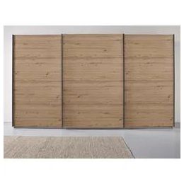Schwebet&uuml;renschrank Rauch "Kleiderschrank Schrank Garderobe W&auml;scheschrank Ankleide OTELI", braun (eiche artisan), B:360cm H:229cm T:68cm, Holzwerkstoff, Schr&auml;nke, Schwebet&uuml;renschrank, schlichte Dekor- oder Hochglanz-Front, viel Stauraum MADE IN GERMANY