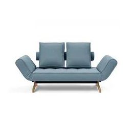 3-Sitzer INNOVATION LIVING TM "Ghia Schlafsofa, Couch mit Wohlf&uuml;hl-Faktor", blau (hellblau), B:178cm H:83cm T:93cm, Sofas, eine gro&szlig;e Liegefl&auml;che mit geringer Stellfl&auml;che, beidseitig abklappbar