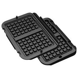 Tefal Waffelplatten "XA7308 OptiGrill", schwarz, B/H/T: 11,2cm 26,8cm x 33,6cm, Backbleche, f&uuml;r 4in1 und 2in1 Modelle, Zubereitung von Belgischen Waffeln