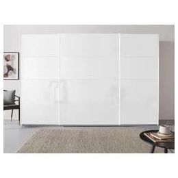 Schwebet&uuml;renschrank Rauch "Kleiderschrank Schrank Garderobe W&auml;scheschrank Ankleide OTELI", wei&szlig; (wei&szlig;, hochglanz wei&szlig;), B:315cm H:229cm T:68cm, Holzwerkstoff, Schr&auml;nke, Schwebet&uuml;renschrank, in verschiedenen Dekor- und Hochglanzfarben