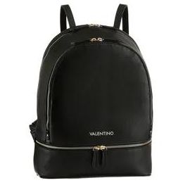Cityrucksack Valentino BAGS "BRIXTON", Damen, Gr. B/H/T: 28cm x 35cm x 13cm, schwarz (nero), Lederimitat, Rucks&auml;cke Cityrucksack