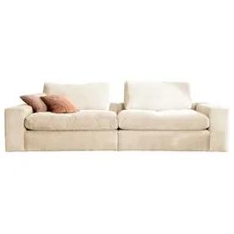 Big-Sofa Alina "Sandy", beige (creme gct 11), B:266cm T:123cm, Cord GCT (92% Polyester, 8% Nylon), Sofas, Big-Sofa, 266 cm breit und 123 cm tief, in modernem Cordstoff