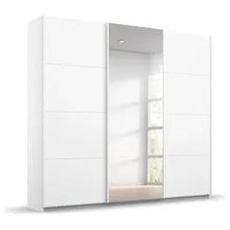Schwebet&uuml;renschrank Rauch "Kleiderschrank Schrank Garderobe W&auml;scheschrank Ankleide OTELI", wei&szlig;, B:203cm H:210cm T:68cm, Holzwerkstoff, Schr&auml;nke, Schwebet&uuml;renschrank, mit Mittelspiegel, in verschiedenen Dekor- und Hochglanzfarben