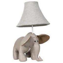 LED Tischleuchte "Bobby der Elefant", grau, 1, H: 48cm, 1 Stk., HAPPY LAMPS FOR SMILING EYES, Leuchten, Hochwertig, Einzigartig, Zertifiziert, LED Tischleuchte