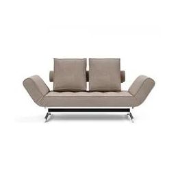 3-Sitzer INNOVATION LIVING TM "Ghia Schlafsofa, Multi-Wohlf&uuml;hlsofa, Designfu&szlig;", beige, B:178cm H:83cm T:93cm, Sofas, eine gro&szlig;e Liegefl&auml;che mit geringer Stellfl&auml;che, beidseitig abklappbar